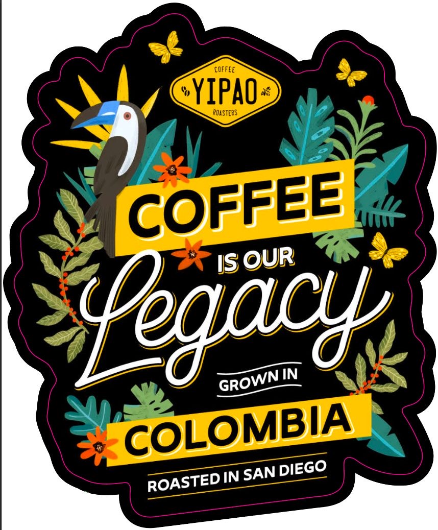 Yipao Legacy Sticker – Yipao Coffee®